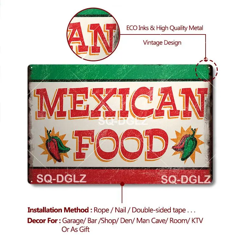 Mexican Food Sign