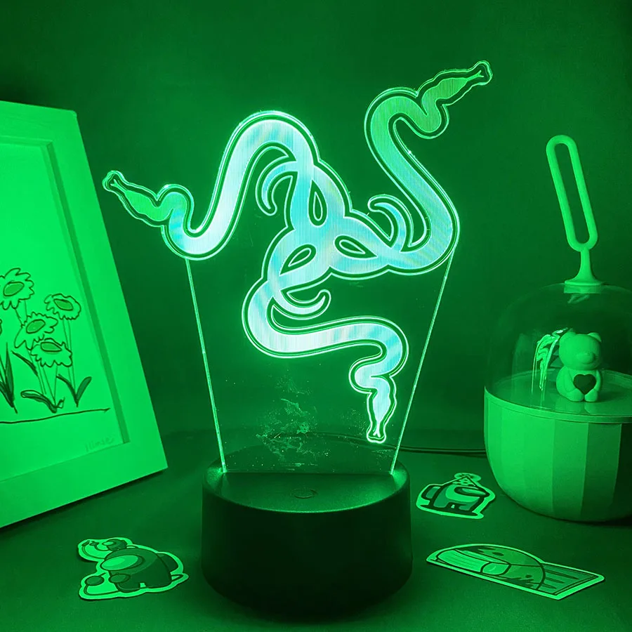 Hot-Game-Razer-Logo-3D-Led-Neon-Night-Light-Birthday-Toys-Gift-For ...