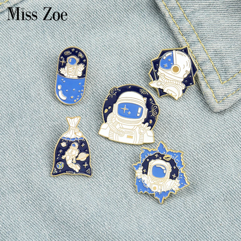 Enamel Badge Bag | Space Pin Badge | Space Brooch | Enamel Pins ...