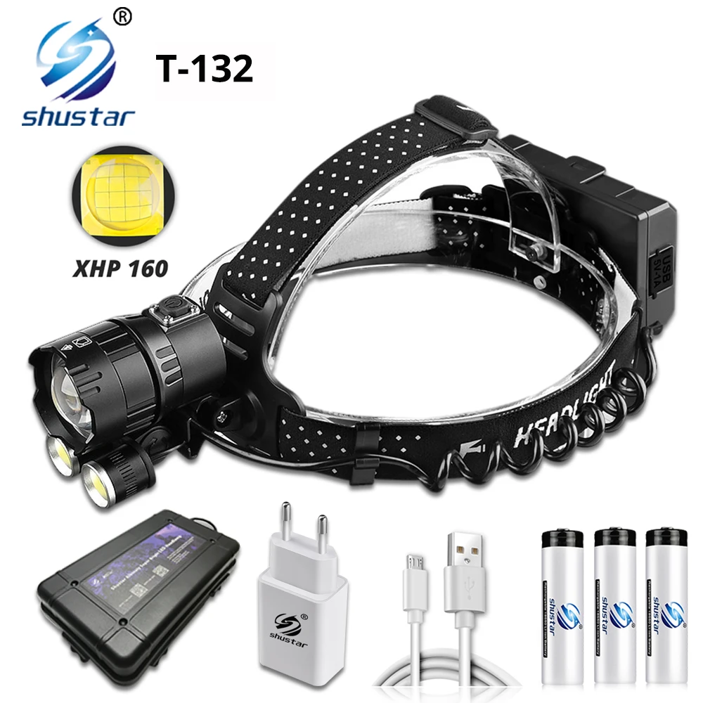 Powerful-LED-Headlamp-with-XHP160-2-COB-Super-Bright-Headlight-Support ...