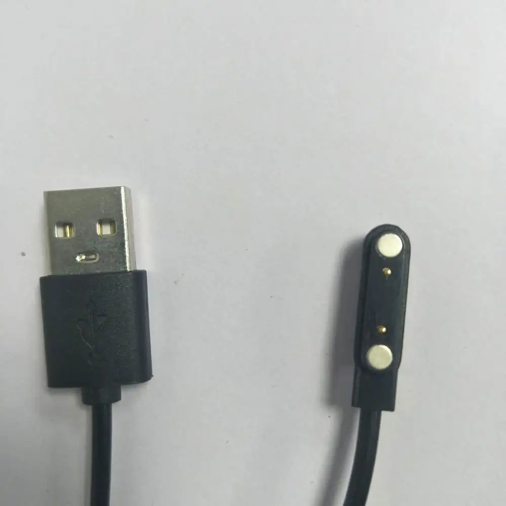 2-pin 2pin 7.62mm Smart Watch Cable Wristbands Magnet Charging Line ...