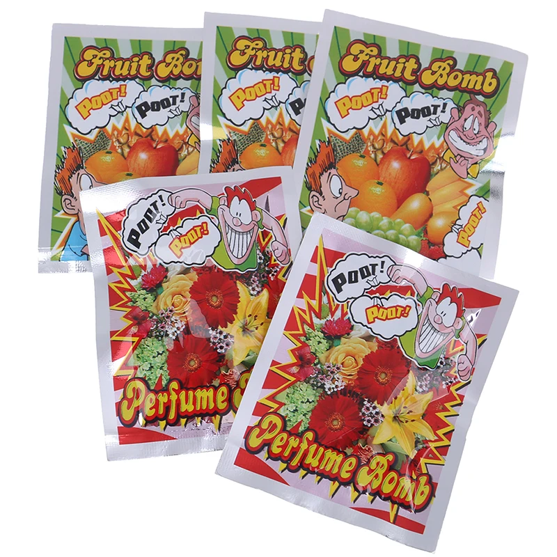 Hot Selling 5pcs Funny Fart Bomb Bags Stink Bomb Smelly Funny Gags ...