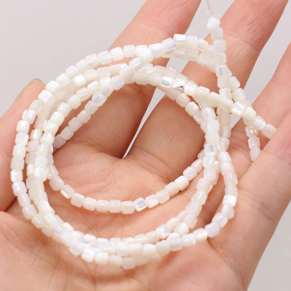 Natural-White-Freshwater-Shell-Beads-Cylinder-Mother-of-Pearl-Shell ...