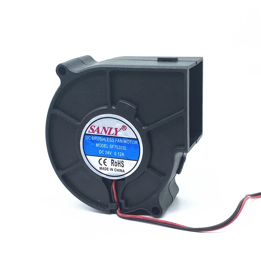 SANLY SF7530SL 75X30MM Blower Fan DC 24V 0.12A Centrifugal Fan ...