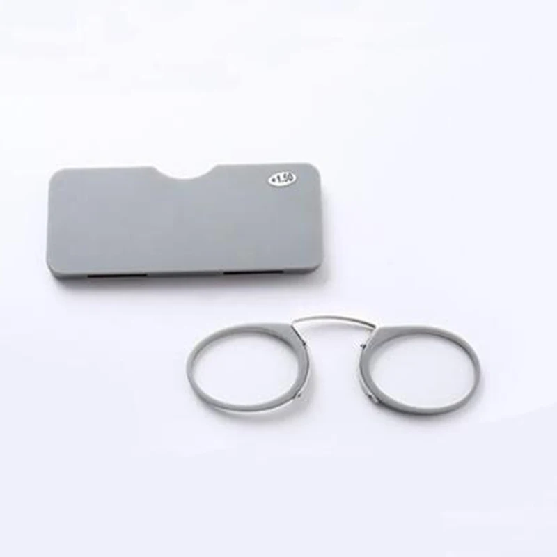 Saoioas Tr90 портативные очки для чтения с зажимом для носа ультралегкие Круглые ретро