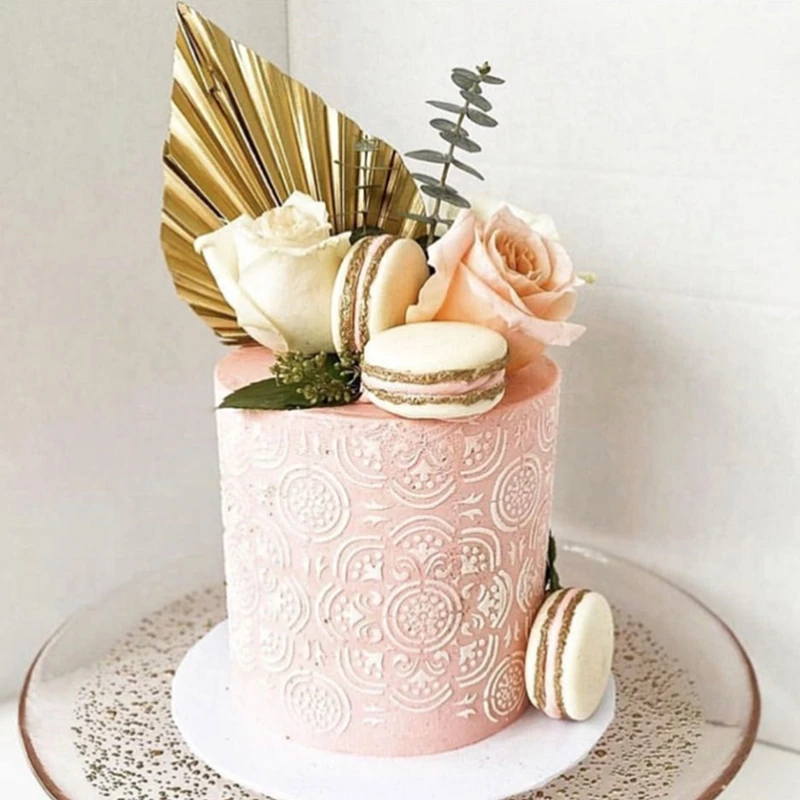 Paper Decorating Insert | Cake Decorating Paper | Palm Leaf Cake Topper ...