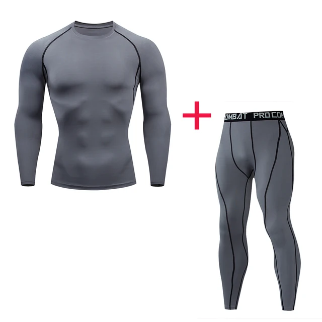 Brand Men’s Sportswear Track and Field Training Thermal Underwear Set ...