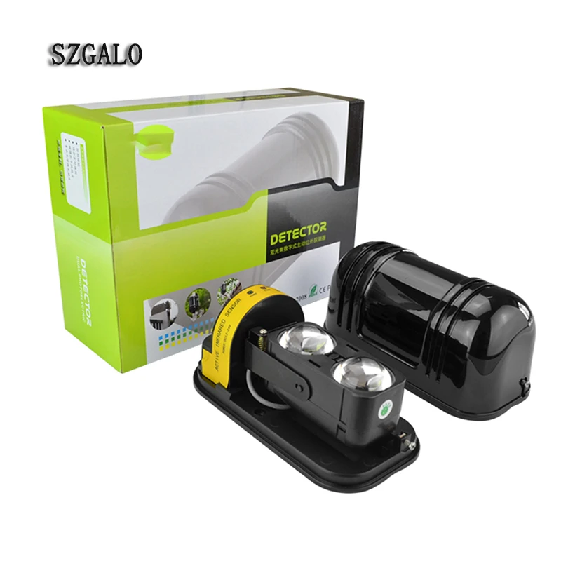 Szgalo Vízálló Lencse Indikátor Fotoelektromos Ir Két Gerenda Detektor Kültéri Érzékelő ...