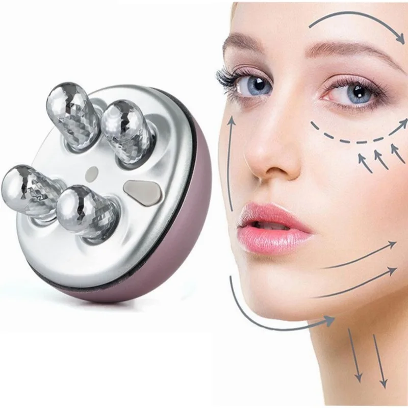 Microcurrent Facial Massager 4d Massage Head Home Use Face Lifting ...