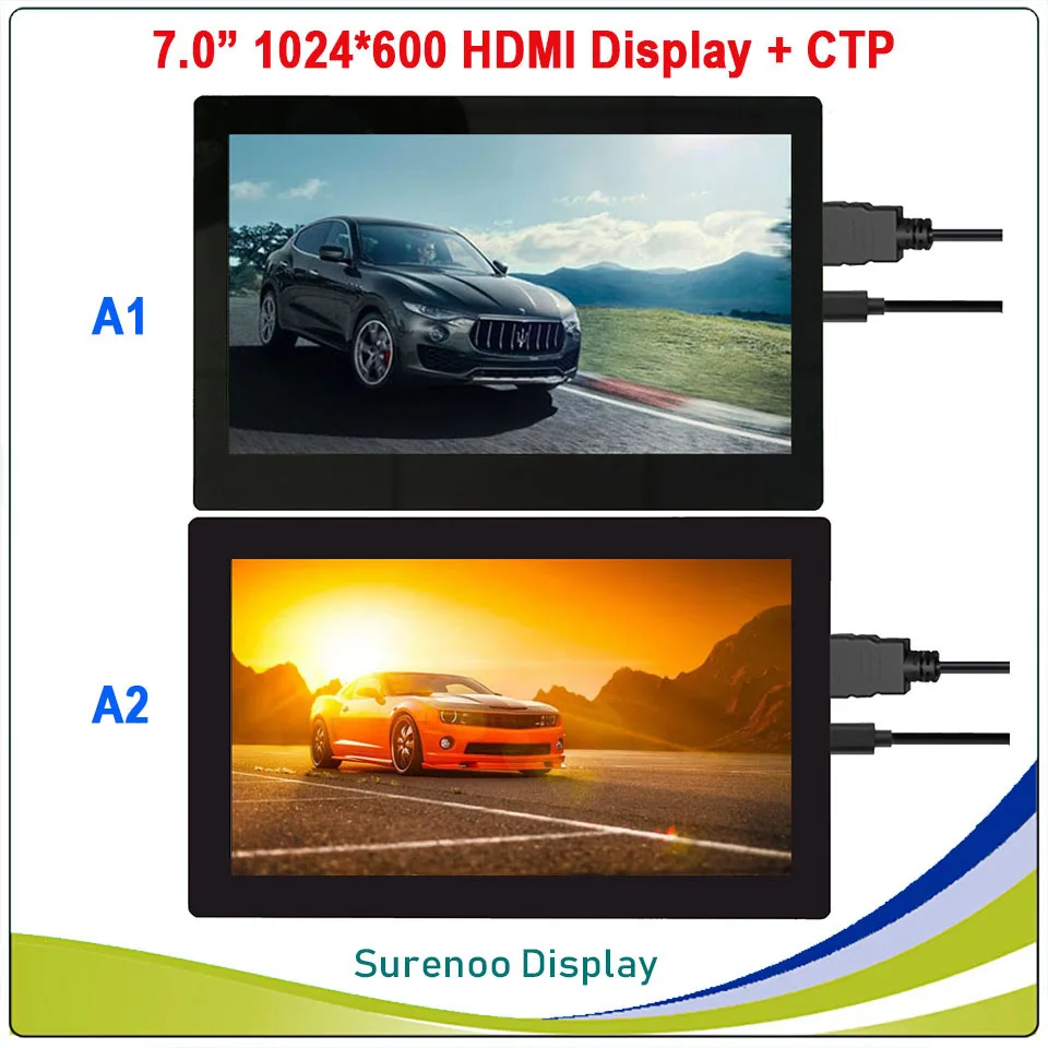7" 7.0 inch 1024*600 HDMI Compatible TFT LCD Module Display Monitor ...