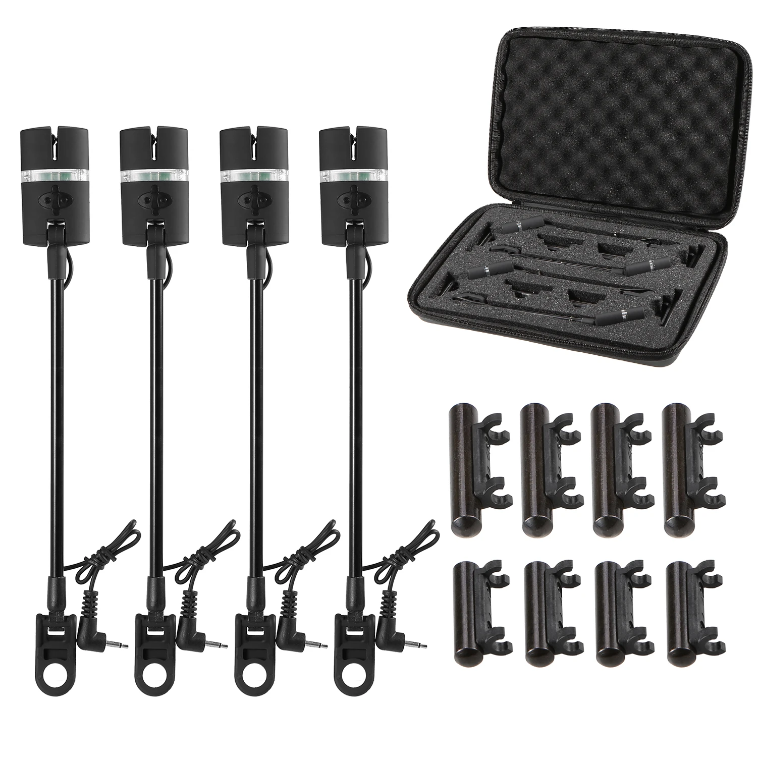 Lixada-Fishing-Swinger-Set-Carp-Fishing-Bite-Indicator-Swinger-Digital-Fishing-Alarm-LED-Bite ...