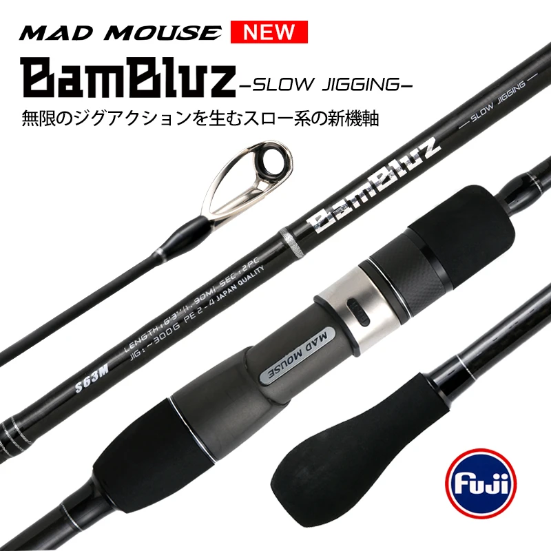 Mad Mouse Slow Jigging Rod | Jigging Rod Fuji Mad Mouse | Fishing Rod ...