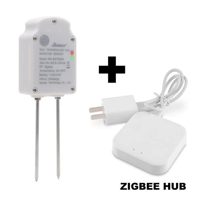 ZIGBEE Garden Soil Moisture Meter IP67 Temperature&Humidity Moisture ...