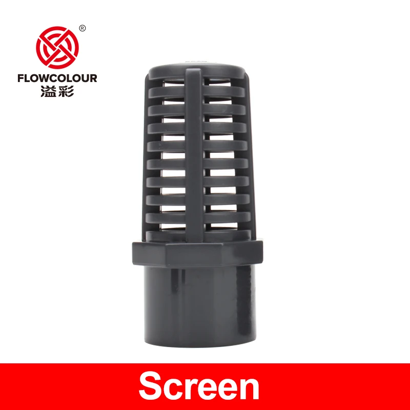 Flowcolour-PVC-Threaded-Suc-o-e-Overflow-Screen-Filtro-Aqu-rio-Filtro ...