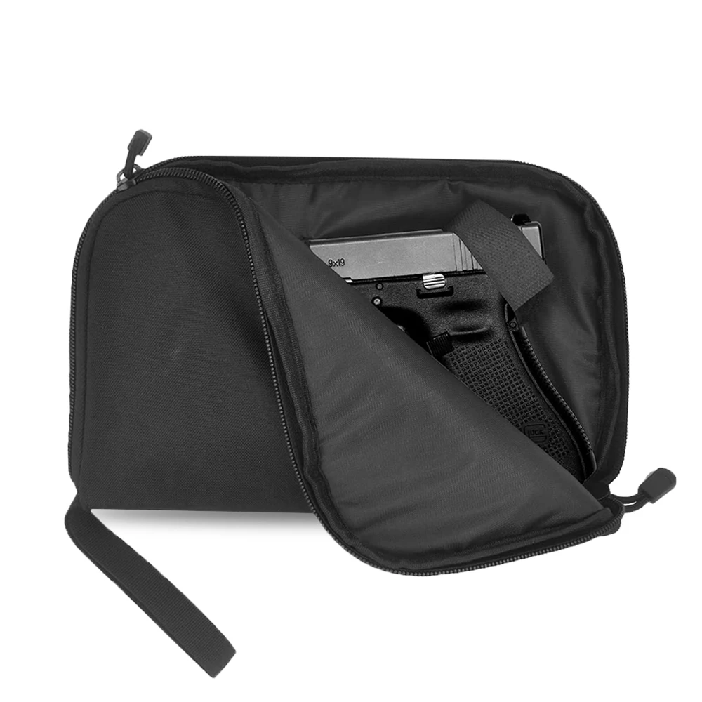 Tactical Pistol Carry Bag Portable Military Handgun Holster Pouch ...