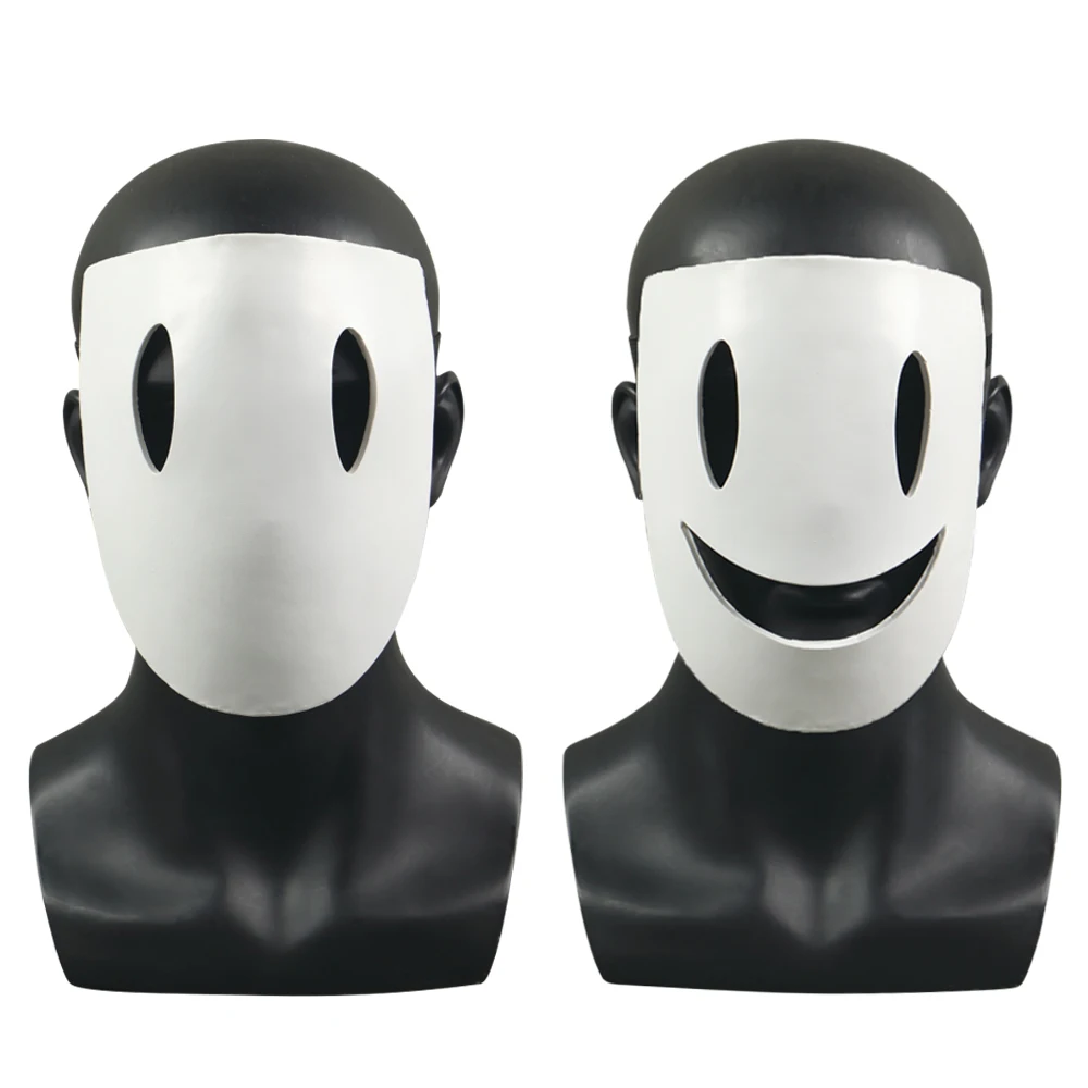 High Rise Invasion Tenku Shinpan White Sniper Smile Mask Cosplay ...