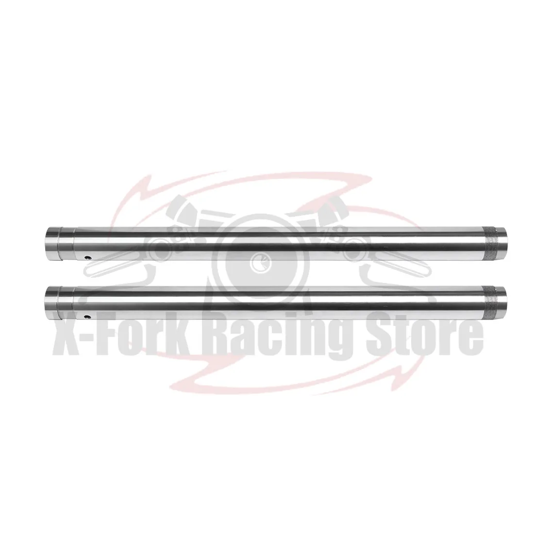 Black 41x525mm 2xFront Inner Fork Tubes Pipes For Kawasaki Z800 2013