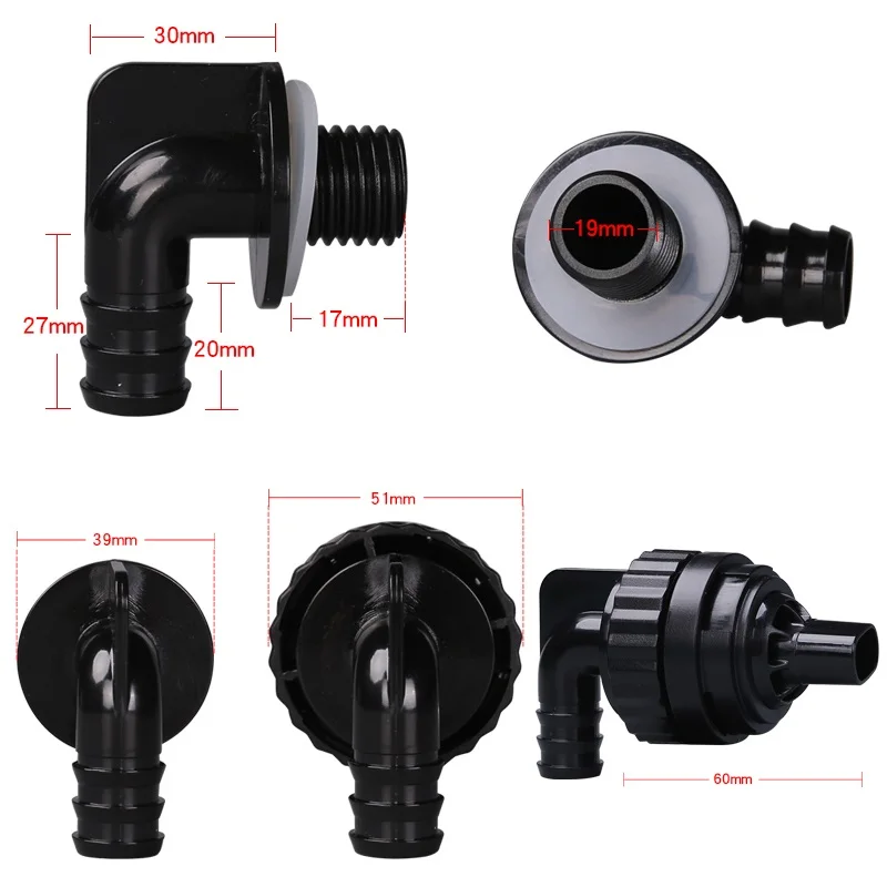 2021 Fish Tank Back Filter Outlet Universal Rotatable Overflow Duckbill ...