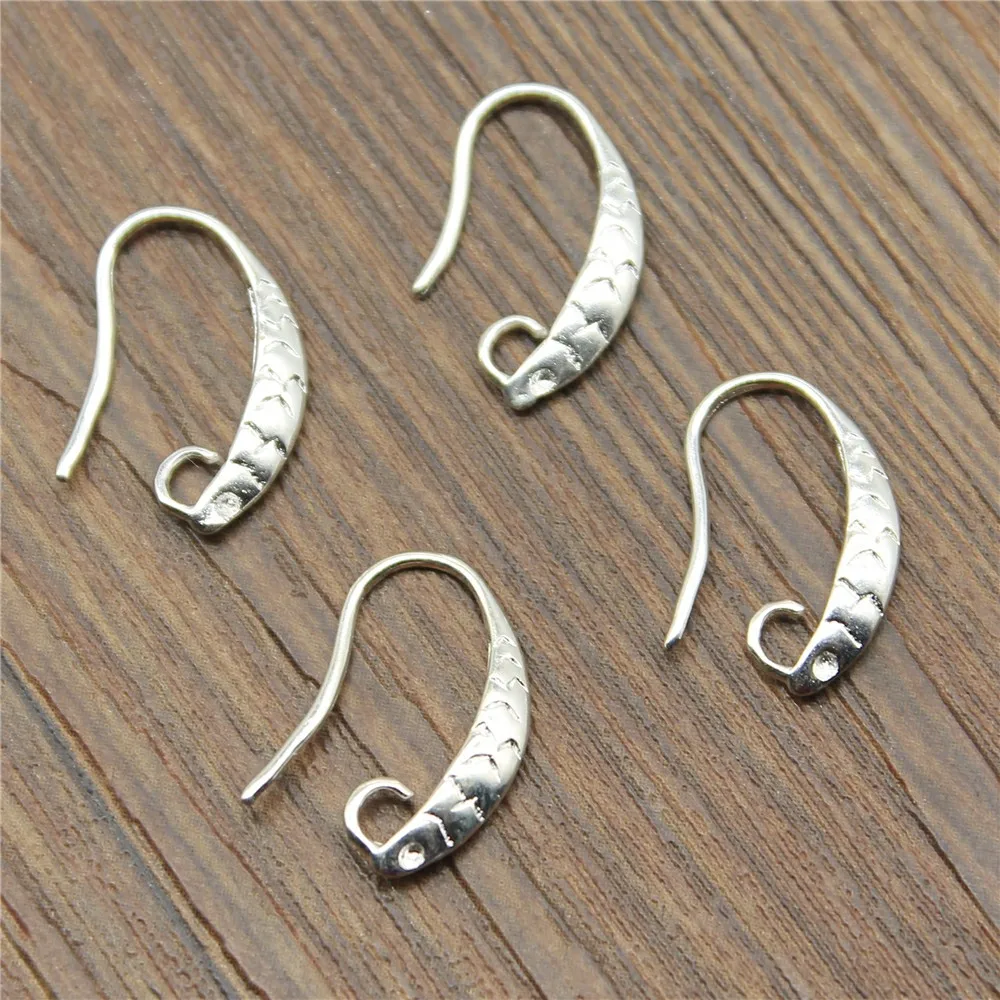 WYSIWYG 10pcs 3 Colors 16x9mm Earrings Hooks Earring Findings For DIY ...