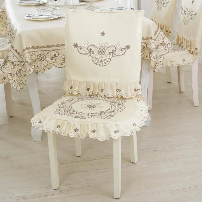 Cream Chair Covers Dining Room