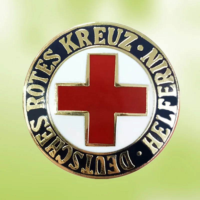 German Ww2 Red Cross Helper Badge Female Auxiliary Service Pin 1933 ...