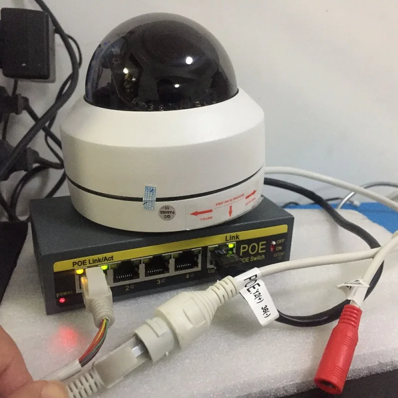 CCTV Outdoor Security 5MP MINI Dome PTZ Camera 4X ZOOM POE IP Camera ...