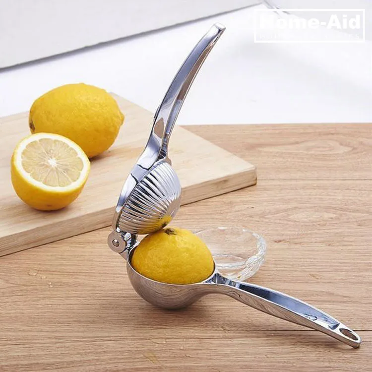 Stainless Steel Hand Press Citrus Lemon Squeezer Lime Orange Juicer ...