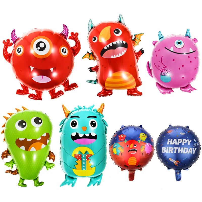 6pcs-set-Monster-Balloons-Horror-Balloon-Birthday-Decorations-Globos ...