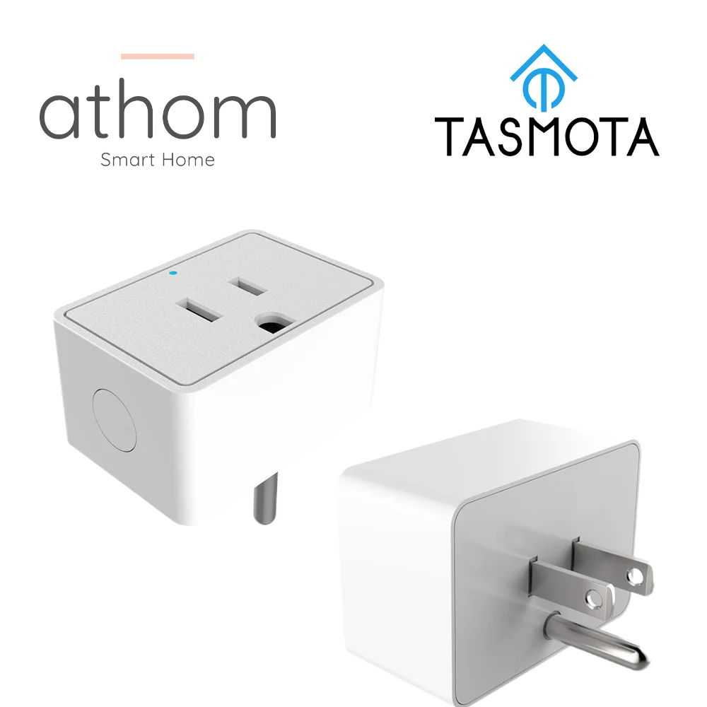 Athom Preflashed Tasmota Us Smart Plug Works With Home Assitant ...