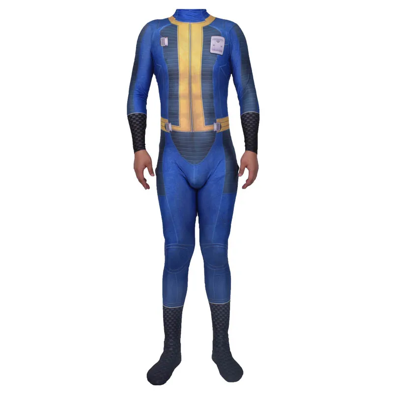 Game Fallout Vault Zentai Bodysuit Cosplay Costume For Adult ...