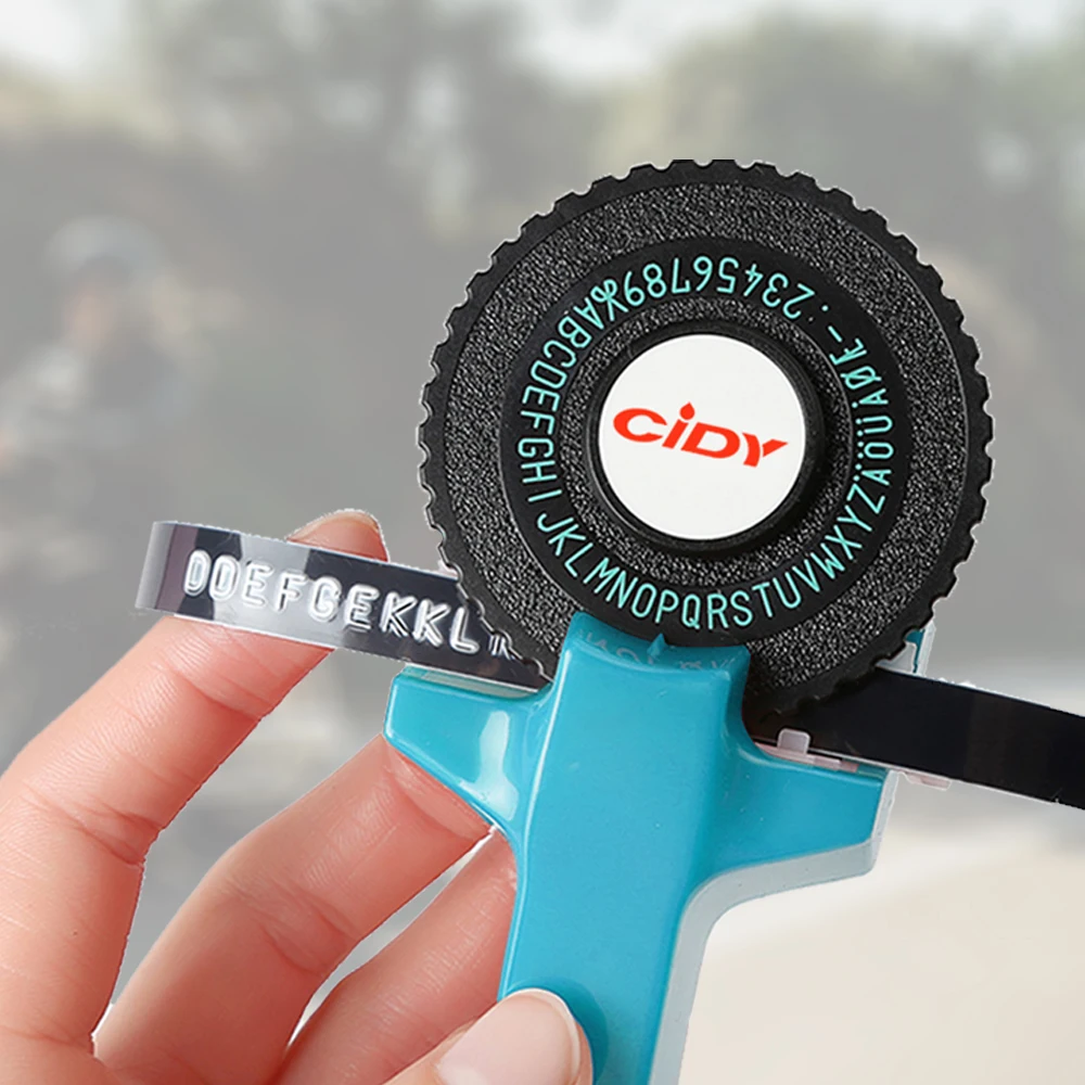 Label Writer E-303 Lime MoTEX Embossing Label Maker tillescenter Label ...