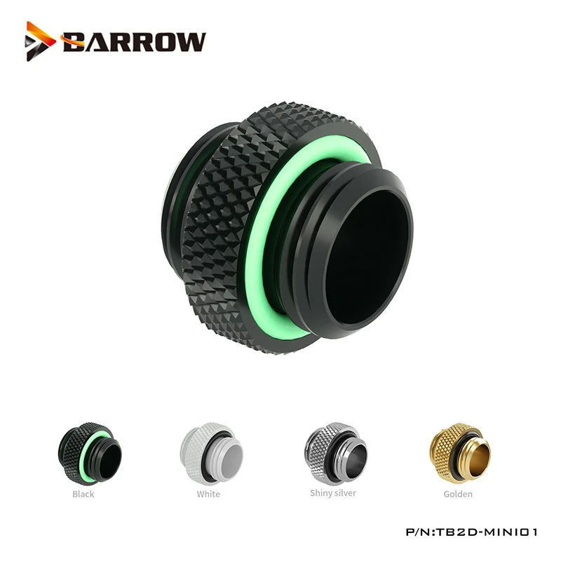 Barrow G1/4 Mini Dual External Thread Connection Male To Male Fittings ...