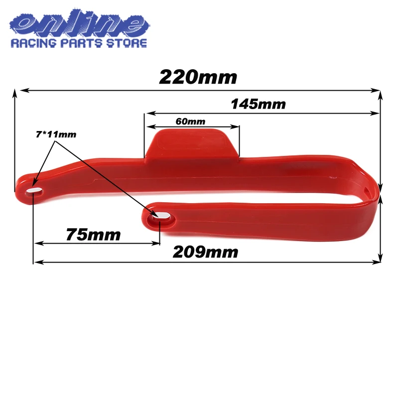 Motorcycle Plastic Chain Slider Guider For Kayo Bse Mojo Ssr 110cc ...