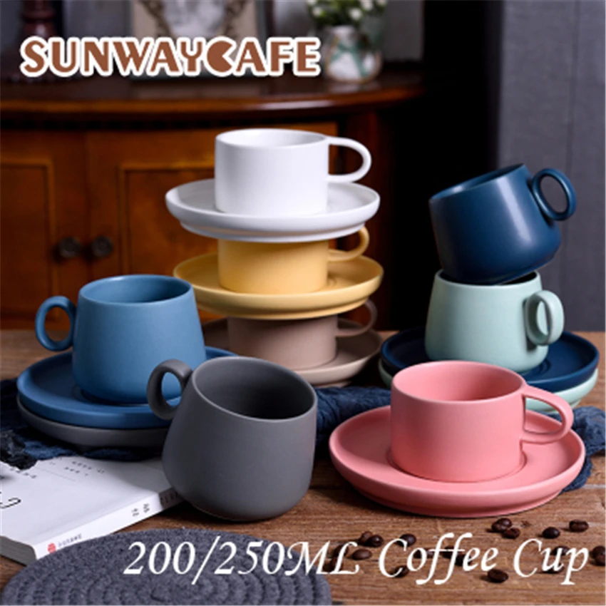 200-250ML-high-grade-ceramic-coffee-cups-Coffee-cup-set-Simple-European ...