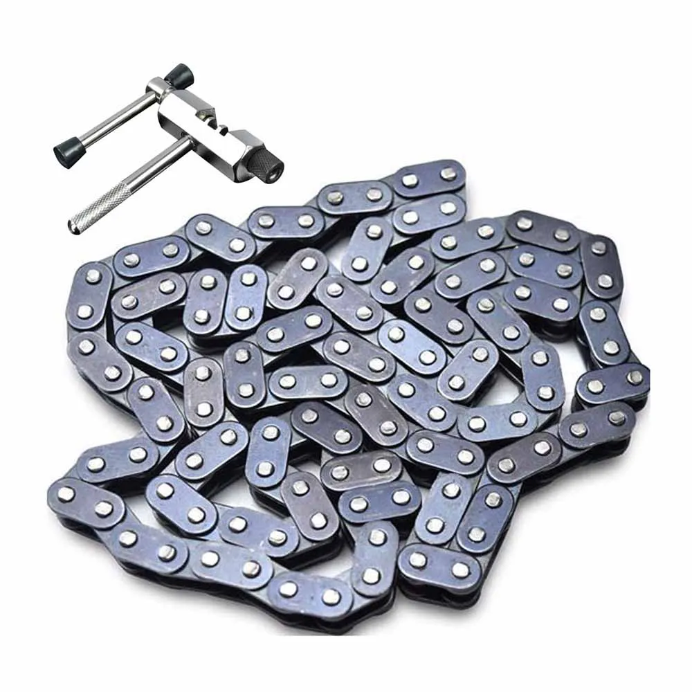 TDPRO T8F Chain 116 Links + Chain Breaker for 43cc 47cc 49cc Mini Dirt ...