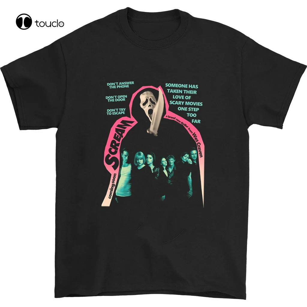 Scream Inspired Poster T Shirt Unisex Black S 5Xl Horror Movie Cotton ...