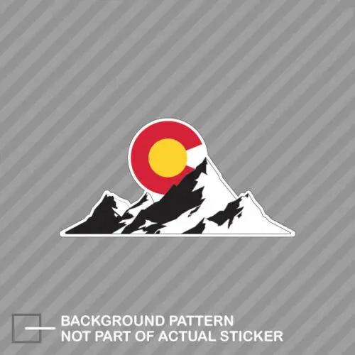 Outdoors Colorado Mountains Decal Car Decal Adventure Mountains ...