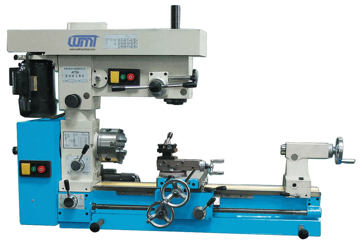 At750 Mini 3 In 1 Combo Lathe Drill Mill Multi-purpose Machine With ...