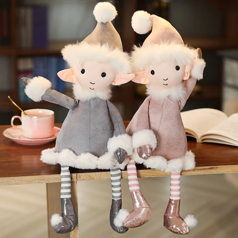 Hot New Elves Plush Toys Fluffy Hair Hat Fairy Tale Elves Genius Plush ...