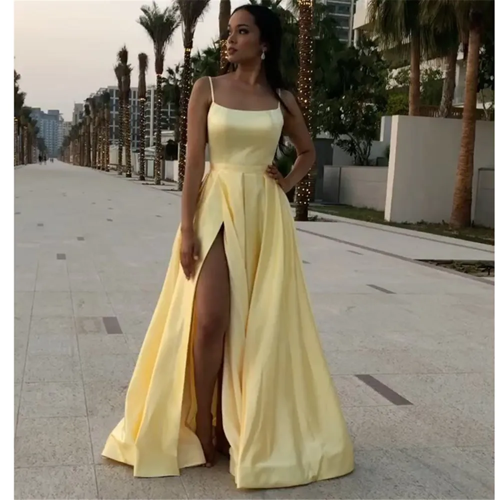 Light Yellow Prom Dresses