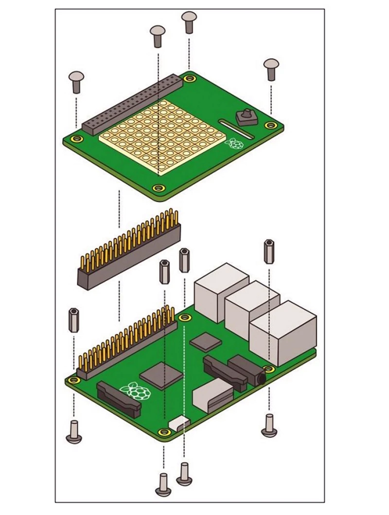 Raspberry Pi Sense HAT rev.2 - Raspberry Pi