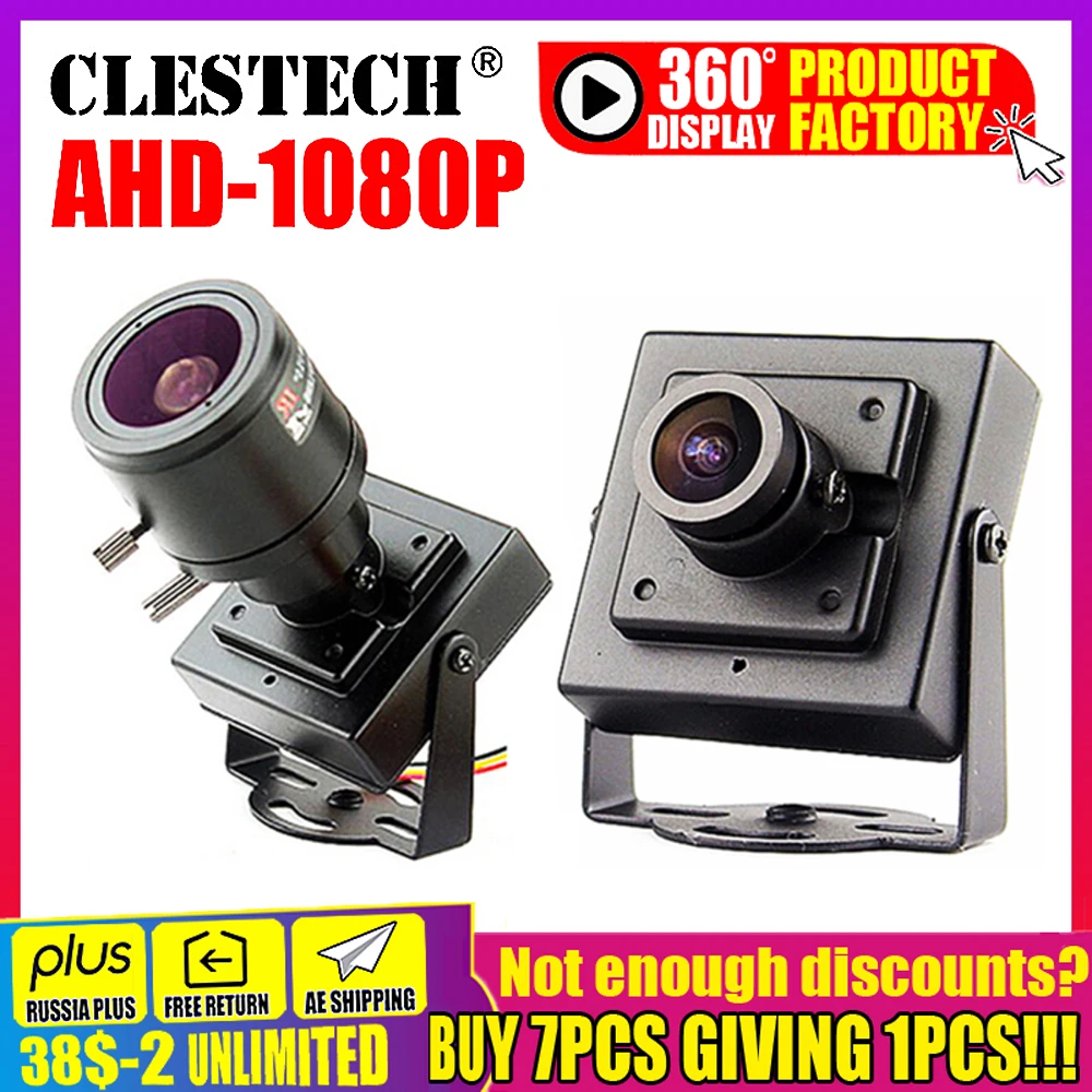 Super Small Ahd Mini Cctv Camera Sony Imx-323 2mp 1080p Metal Security ...