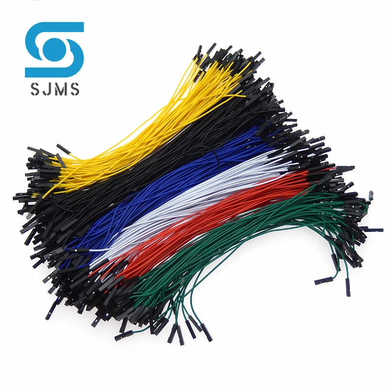 20-50PCS-1P-2-54mm-Dupont-line-20cm-Female-to-Female-1-Pin-26AWG-test ...