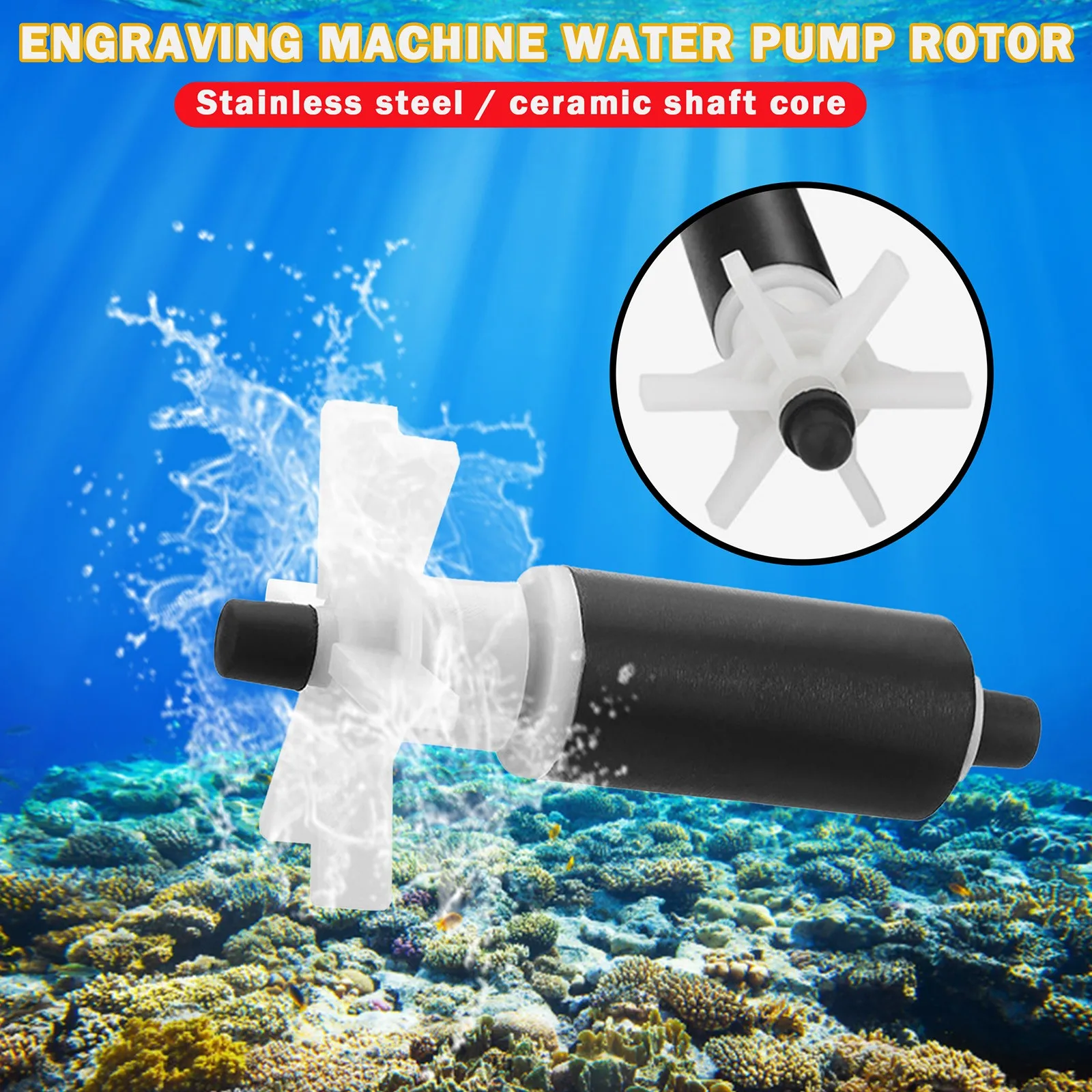 Aquarium Canister Filter Spare Rotor Filter Replacement Impeller For ...