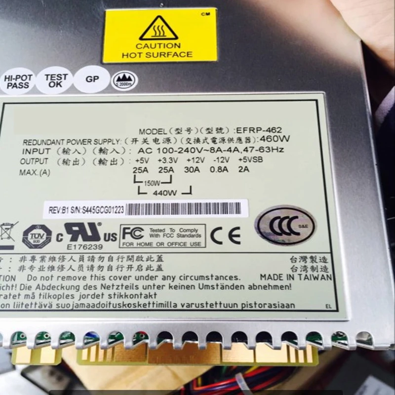 Original PSU For Etasis 460W Switching Power Supply EFRP-462 ...