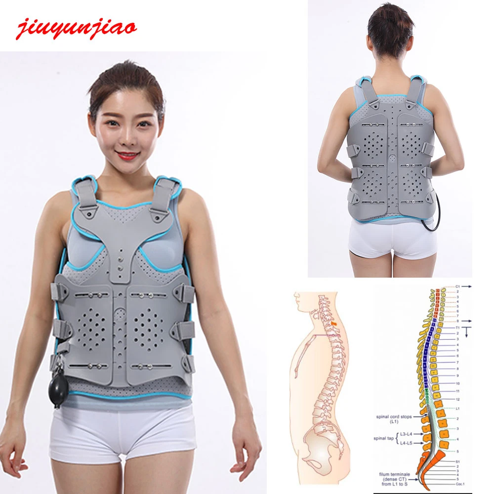 Inflatable Thoracolumbar Orthosis Adjustable Lumbar Spine After ...