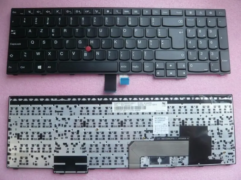 Lenovo ThinkPad E555 E560 E565 Edge E550 E550c 용 새 키보드 프랑스/독일/스페인/스위스 ...