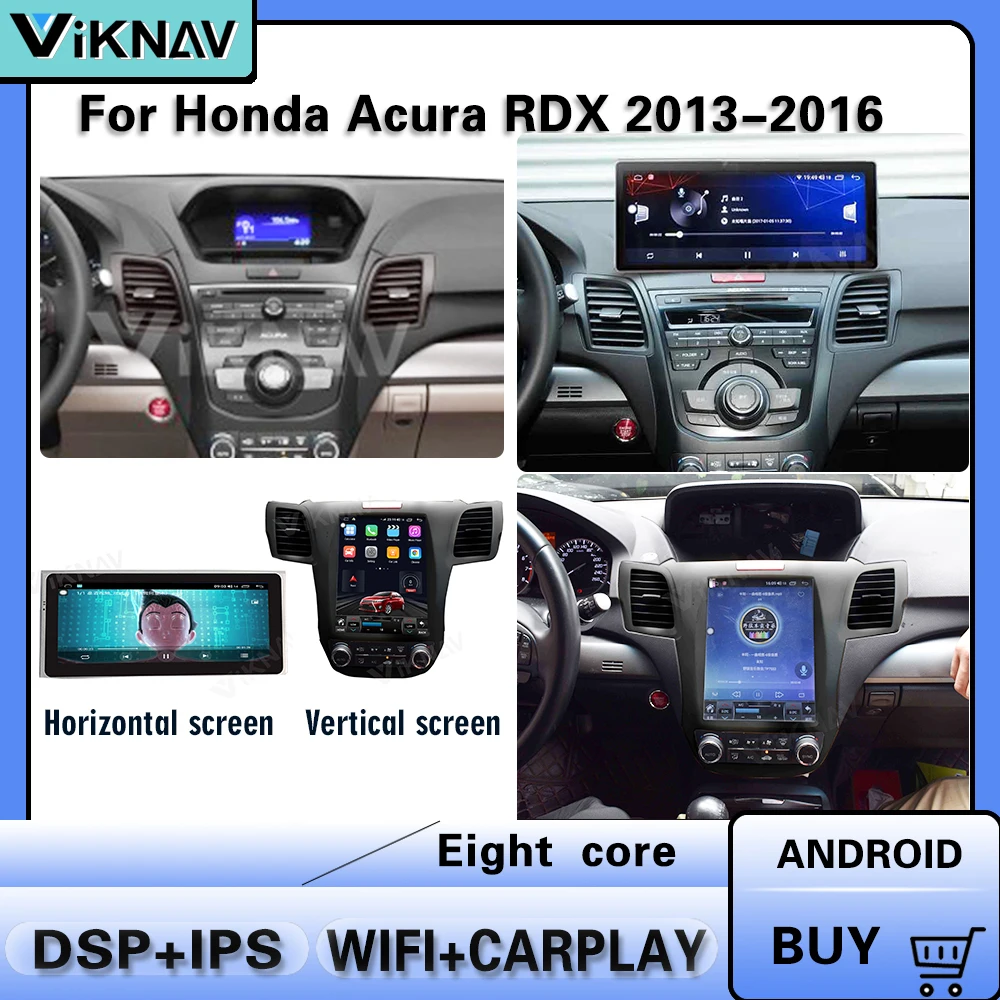 Android-Car-Radio-for-Honda-Acura-RDX-2013-2016-Vertical-and-Horizontal ...
