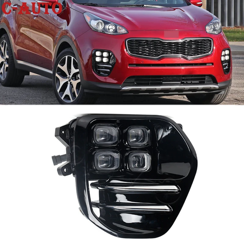 Car-Front-LED-Daytime-Running-Lamp-DRL-Headlight-Fog-Lights-Driving ...