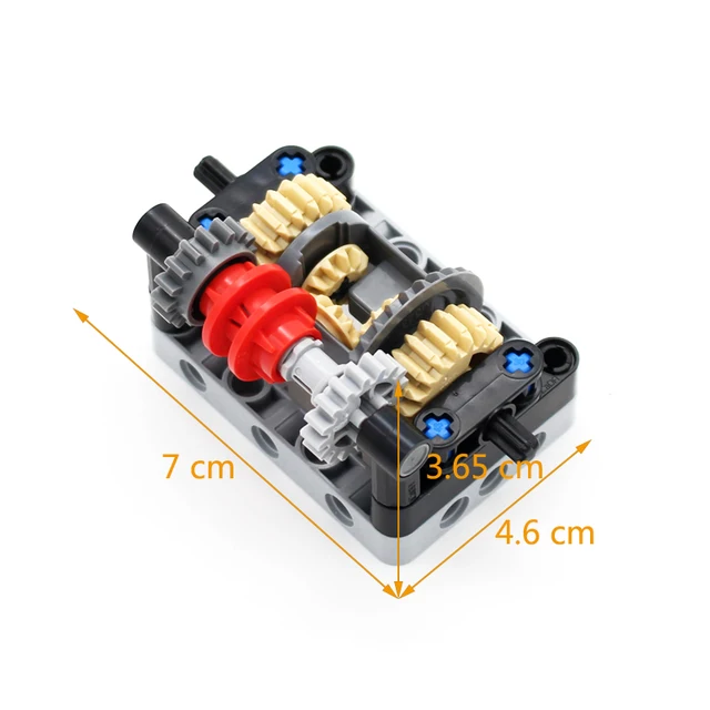 30 Pcs MOC High-tech Off-Road Car Simple Diff Lock Differential Gears ...